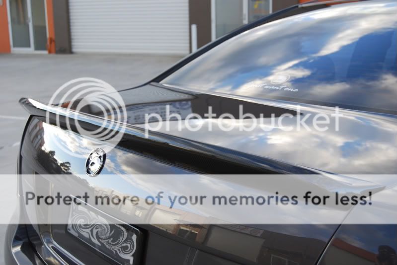 FS: VE Carbon Fibre Boot Lip Spoiler