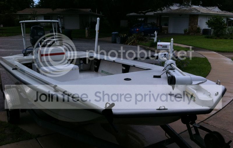 17ft Renegade Skate Tunnel Flats Boat. 2006 Yamaha 50 hp EFI 4 Stroke ...