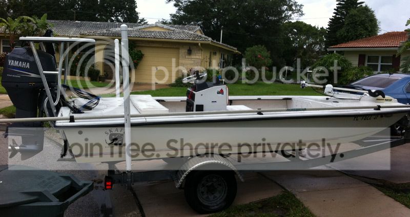 17ft Renegade Skate Tunnel Flats Boat. 2006 Yamaha 50 hp EFI 4 Stroke ...