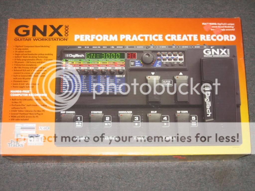 Mint Digitech GNX 3000 Workstation/Awesome Setup - Effects - Harmony ...